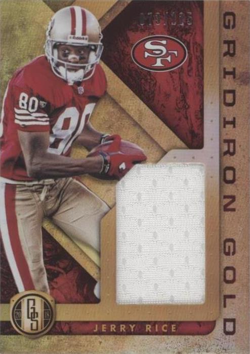 2018 Panini Gold Standard - Gridiron Gold #GG-7 Jerry Rice /125 (MEM ...