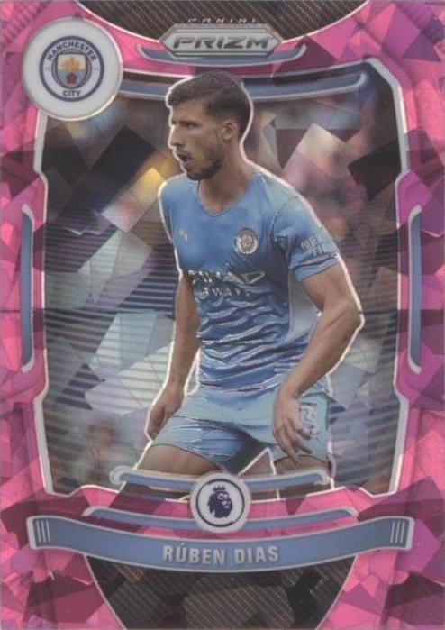 2021-22 Panini Prizm Premier League - Ruben Dias #2 Pink Ice Prizm for ...