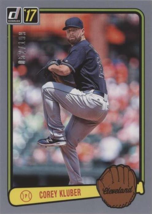 2017 Panini Donruss - Retro 1983 Gray Border #RV-9 Corey Kluber /199 for sale online | eBay