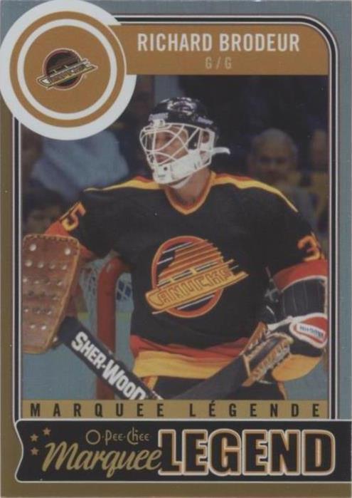 2014-15 O-Pee-Chee - Marquee Legend Rainbow #595 Richard Brodeur for ...