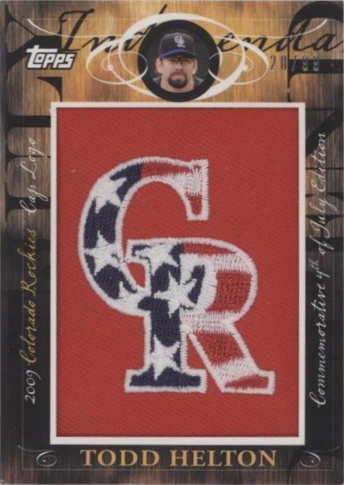 2010 Topps - Jumbo Packs Manufactured Hat Logo Relic #MHR-278 Todd ...