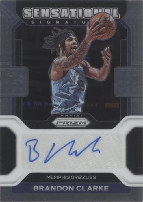 2021-22 Panini Prizm - Sensational Signatures Brandon Clarke #SS-BCL ...