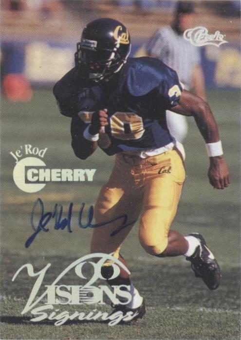 1996 Classic Visions Signings - Autographs Silver Foil Je'Rod Cherry ...