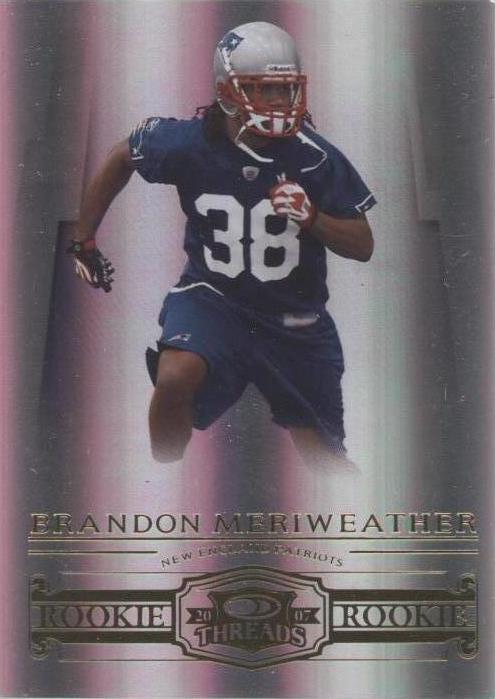 2007 Donruss Threads - Rookie #213 Brandon Meriweather /999 (RC) for ...