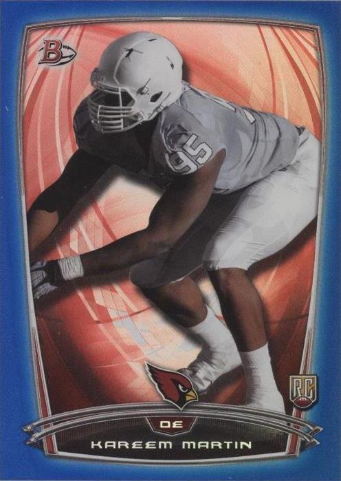 2014 Bowman - Rookies Blue Foil #49 Kareem Martin /499 (RC) for sale ...