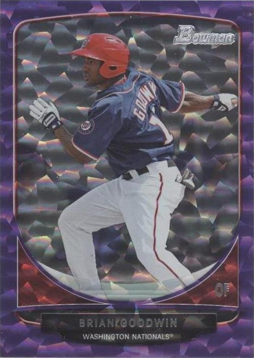 2013 Bowman - Prospects Purple Ice #BP76 Brian Goodwin /10 (RC) for ...