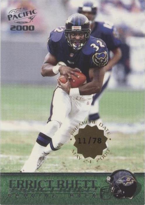 2000 Pacific - Premiere Date #35 Errict Rhett /78 for sale online | eBay