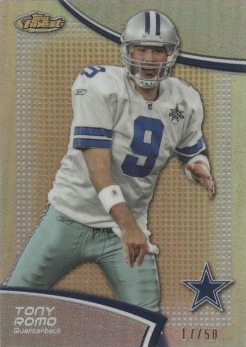 2011 Topps Finest - Gold Refractor #118 Tony Romo /50 for sale online ...