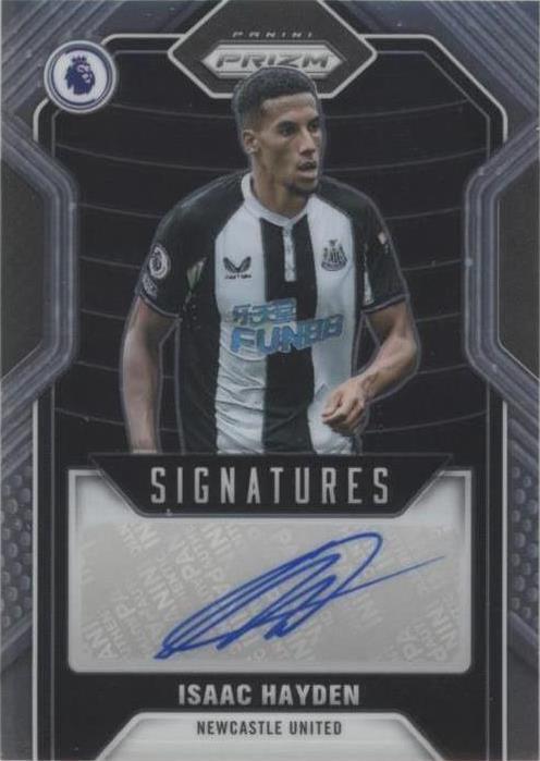 2021-22 Panini Prizm Premier League - Signatures Isaac Hayden #S-IH (AU ...