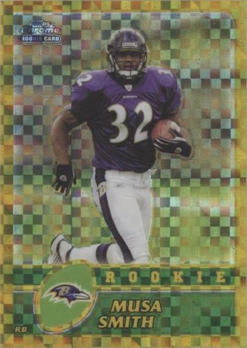 2003 Topps Chrome - Gold X-Fractor #232 Musa Smith /101 (RC) for sale ...