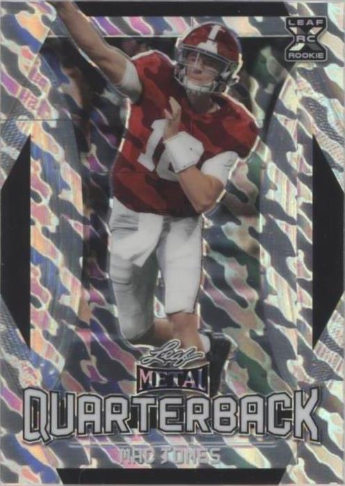 2021 Leaf Metal - Quarterback Silver Marble #LMQ-05 Mac Jones /60 (RC ...