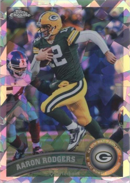 2011 Topps Chrome - Crystal Atomic Refractor #100 Aaron Rodgers /139 ...