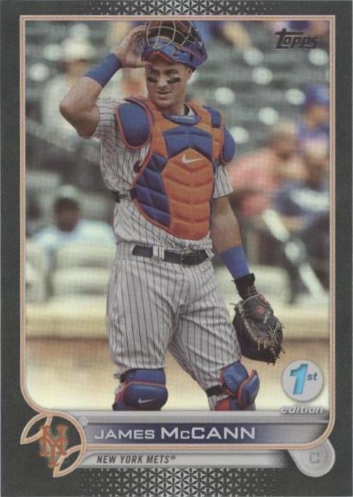 2022 Topps Series 1 1st Edition - Black #256 James McCann /25 for sale online | eBay