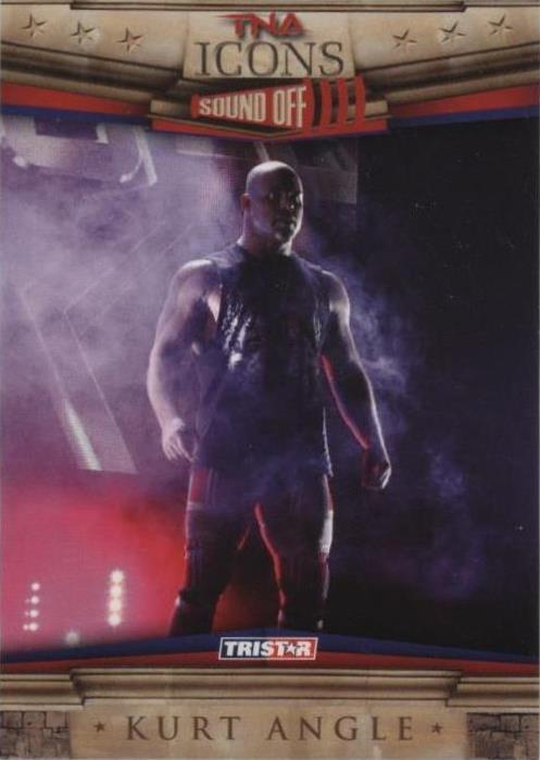 2010 TRISTAR TNA Icons - Sound Off #100 Kurt Angle for sale online | eBay