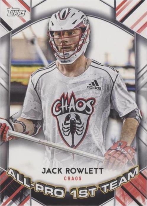 2022 Topps Premier Lacrosse League - All Pro 1st Team Jack Rowlett #AP ...