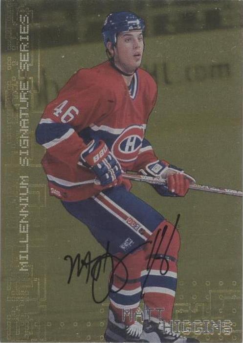 1999-00 In the Game Be A Player Millennium Signature Series - Matt ...