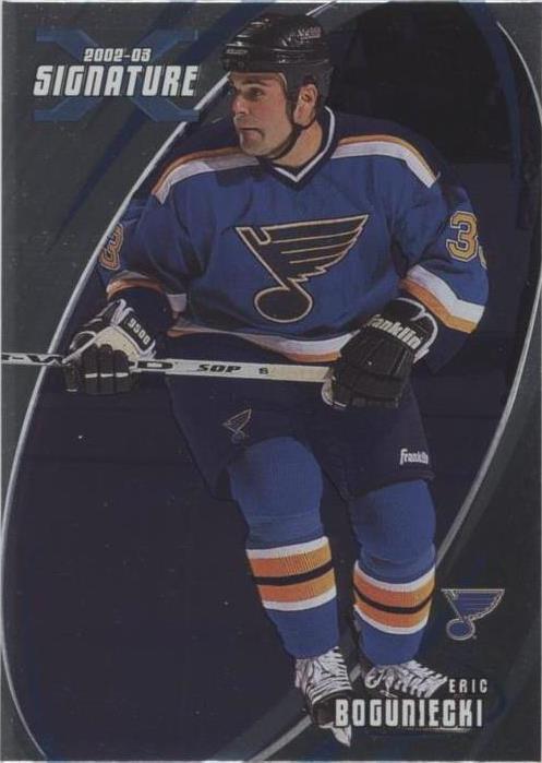 2002-03 In the Game Be A Player Signature Series - #150 Eric Boguniecki ...