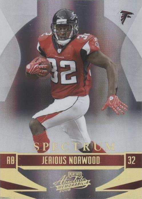 2008 Playoff Absolute Memorabilia - Jerious Norwood #6 Spectrum Gold ...