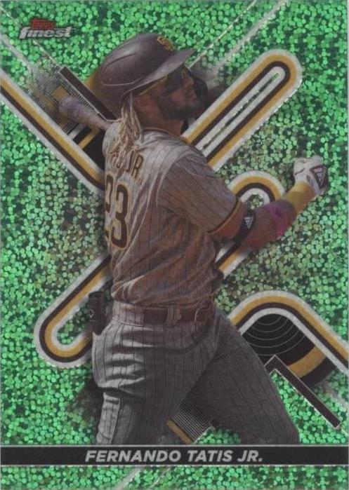 2022 Topps Finest - Green Speckle Refractor #1 Fernando Tatís Jr. /125 ...