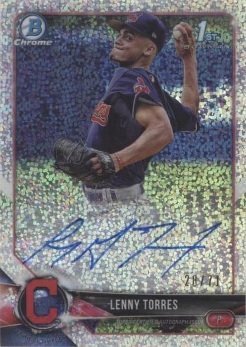 2018 Bowman Draft - Chrome Draft Pick Autographs Sparkles Refractor # ...