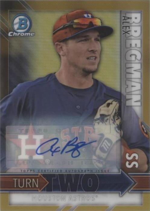 2016 Bowman - Chrome Turn Two Alex Bregman, Daz Cameron #TT-BC Gold ...