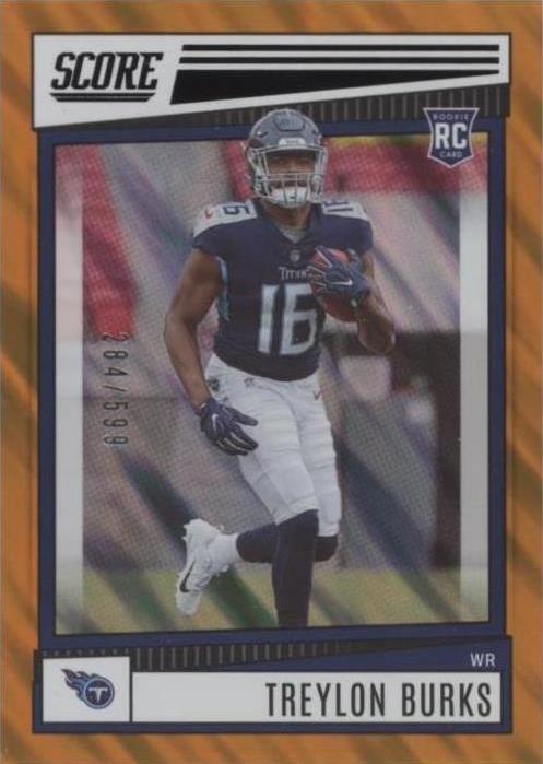 2022 Score - Rookies Treylon Burks #380 Lava /599 (RC) for sale online ...