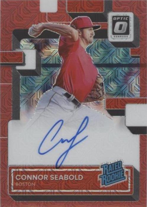 2022 Panini Donruss Optic - Rated Rookie Signatures Connor Seabold #RRS ...