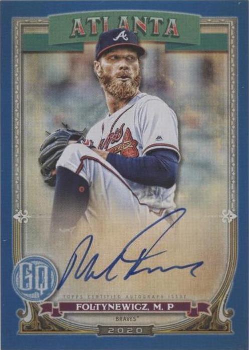 2020 Topps Gypsy Queen - Gypsy Queen Autographs Mike Foltynewicz #GQA ...