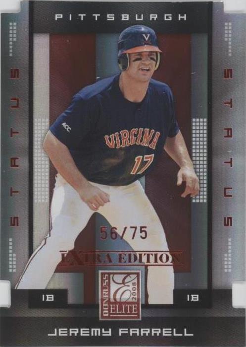 2008 Donruss Elite Extra Edition - Status Red Die-Cut #46 Jeremy ...