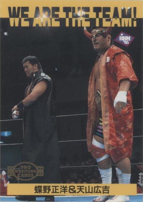 1995 BBM Pro Wrestling - We are the Team Masahiro Chono, Hiroyoshi ...