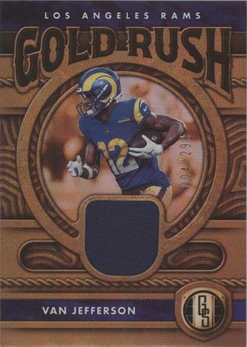 2022 Panini Gold Standard - Gold Rush Van Jefferson #GR-VJE /299 (MEM ...