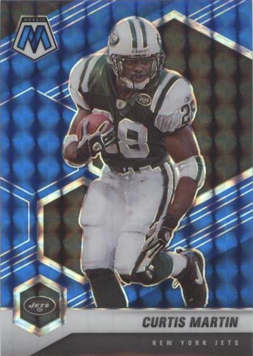 2021 Panini Mosaic - Curtis Martin #156 Mosaic Blue Prizm /99 for sale ...