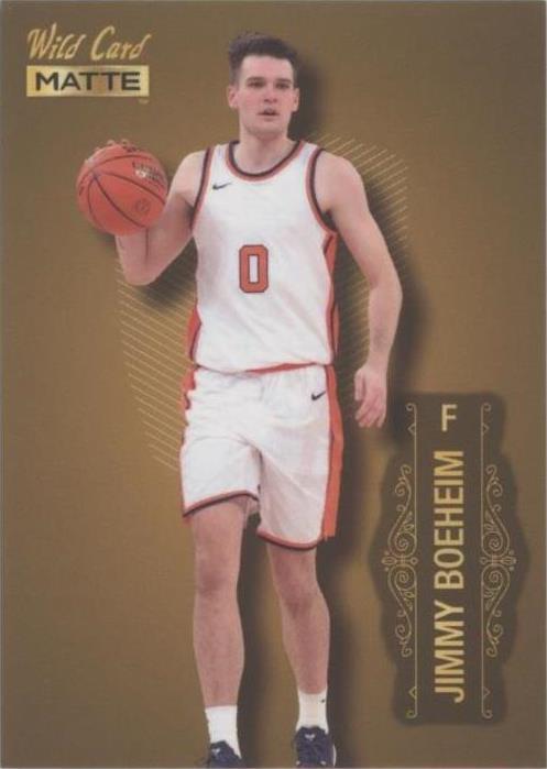 2022-23 Wild Card Matte Draft - Gold #MB-35 Jimmy Boeheim (RC) for sale ...