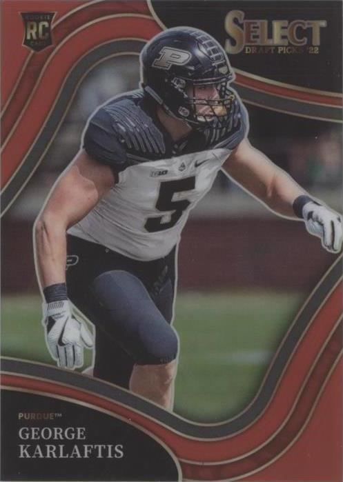 2022 Panini Select Draft Picks - Field Level Red Prizm #123 George Karlaftis /149 (RC) for sale ...