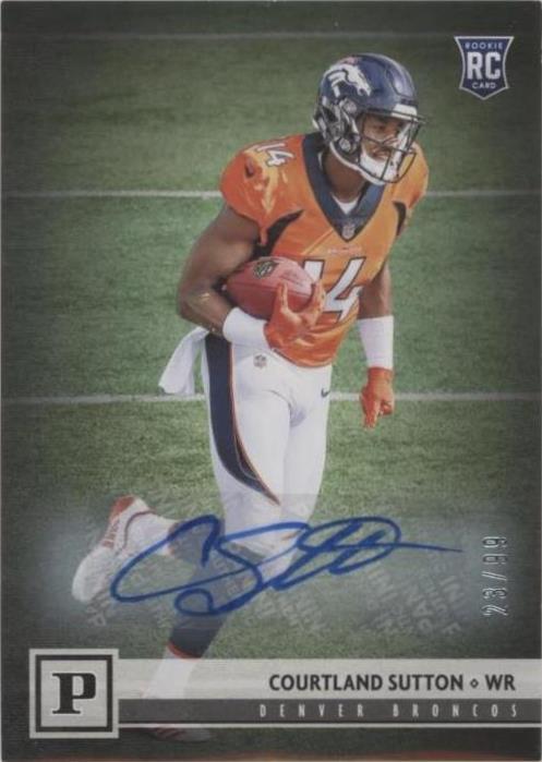 2018 Panini - Rookies Autographs #323 Courtland Sutton /99 (AU, RC) for ...