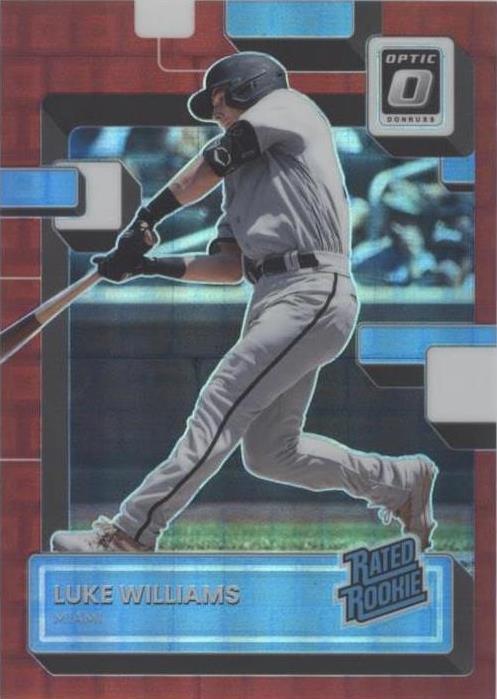 2022 Panini Donruss Optic - Rated Rookie Luke Williams #89 Red Pandora ...