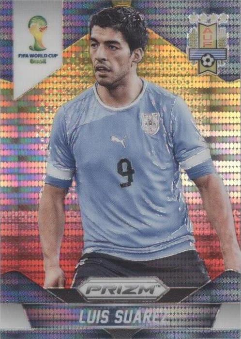 2014 Panini Prizm World Cup - Yellow & Red Pulsar Prizm #194 Luis ...