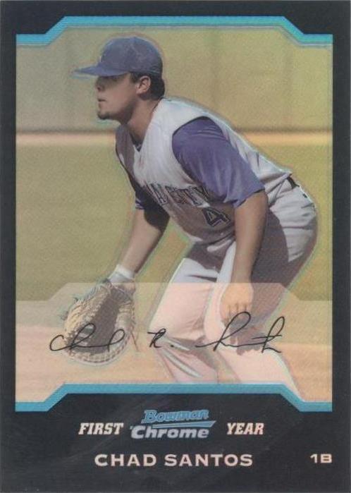 2004 Bowman Chrome - First Year Chad Santos #212 Refractor (RC) for sale online | eBay
