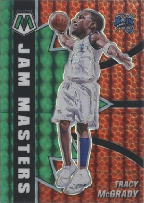 2020-21 Panini Mosaic - Jam Masters Tracy McGrady #18 Green Mosaic ...