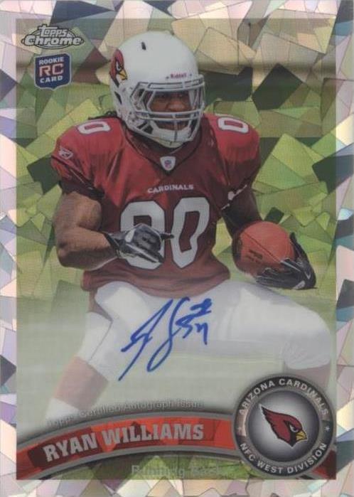 2011 Topps Chrome - Ryan Williams #71 Crystal Atomic Refractor Rookie ...