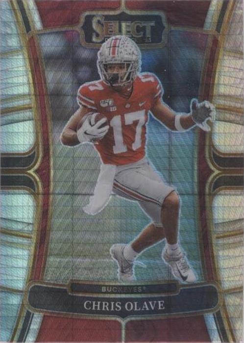 2023 Panini Select Draft Picks - Concourse Chris Olave #61 Hyper Prizm ...