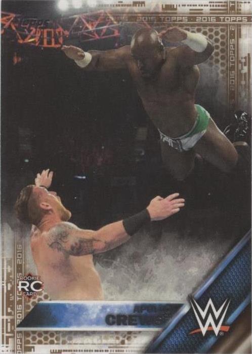 2016 Topps WWE Then Now Forever - Apollo Crews #103 Bronze for sale online | eBay