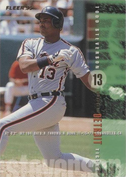 1995 Fleer Update - Todd Steverson #U-23 for sale online | eBay