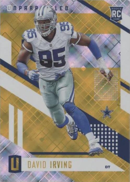 2017 Panini Unparalleled - David Irving #102 Yellow /199 (RC) for sale ...