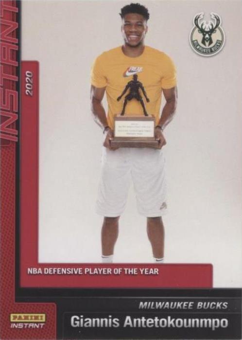 2019-20 Panini Instant - NBA Defensive Player of the Year Giannis ...