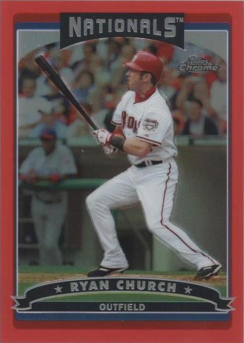 2006 Topps Chrome - Ryan Church #210 Red Refractor /90 for sale online ...