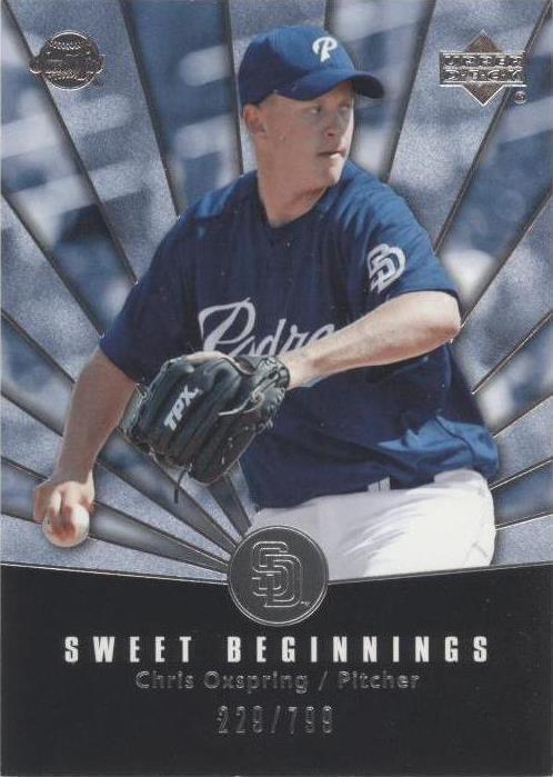 2004 Upper Deck Sweet Spot - Sweet Beginnings Chris Oxspring #101 /799 ...