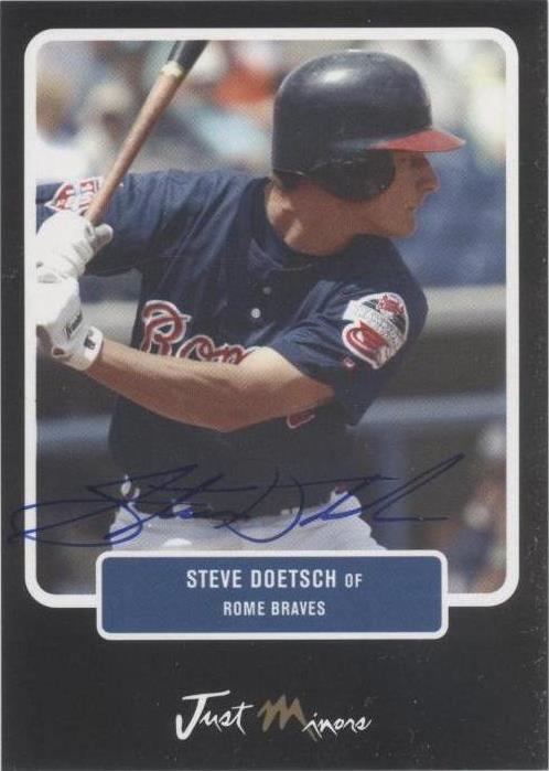 2004 Just Minors Just Prospects - Black Autographed #25 Steve Doetsch ...