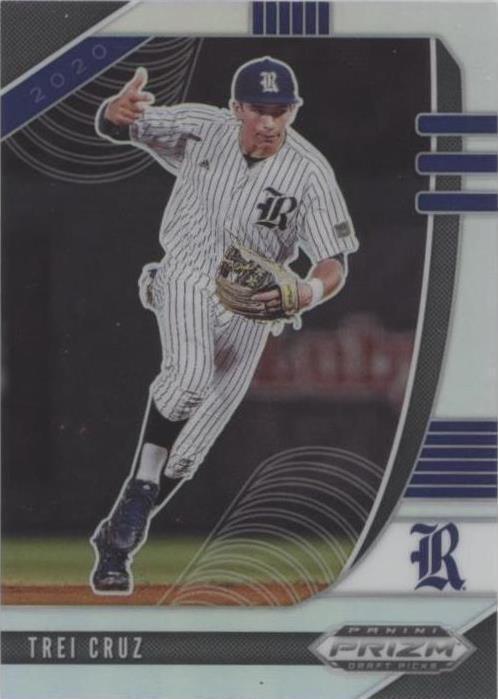 2020 Panini Prizm Draft Picks - Trei Cruz #PDP73 Silver Prizm (RC) for ...