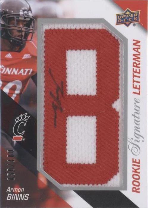2011 Upper Deck - Rookie Signature Letterman #RSL-BI Armon Binns /100 ...